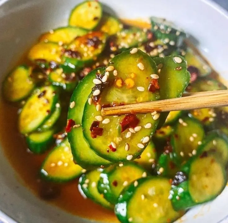 Easy Asian Cucumber Salad 1